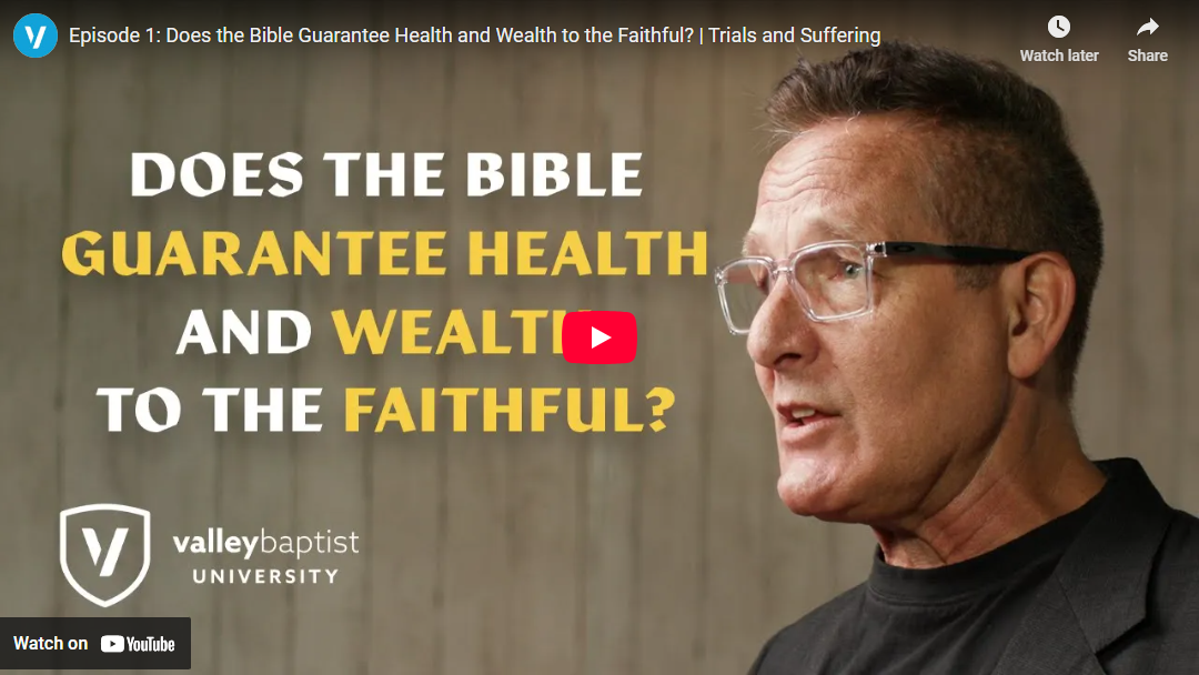 Trials and Suffering - Believers Bible Study Library